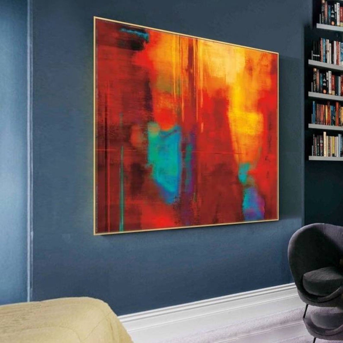 Quadro astratto quadro moderno quadro grandi - Etsy Italia