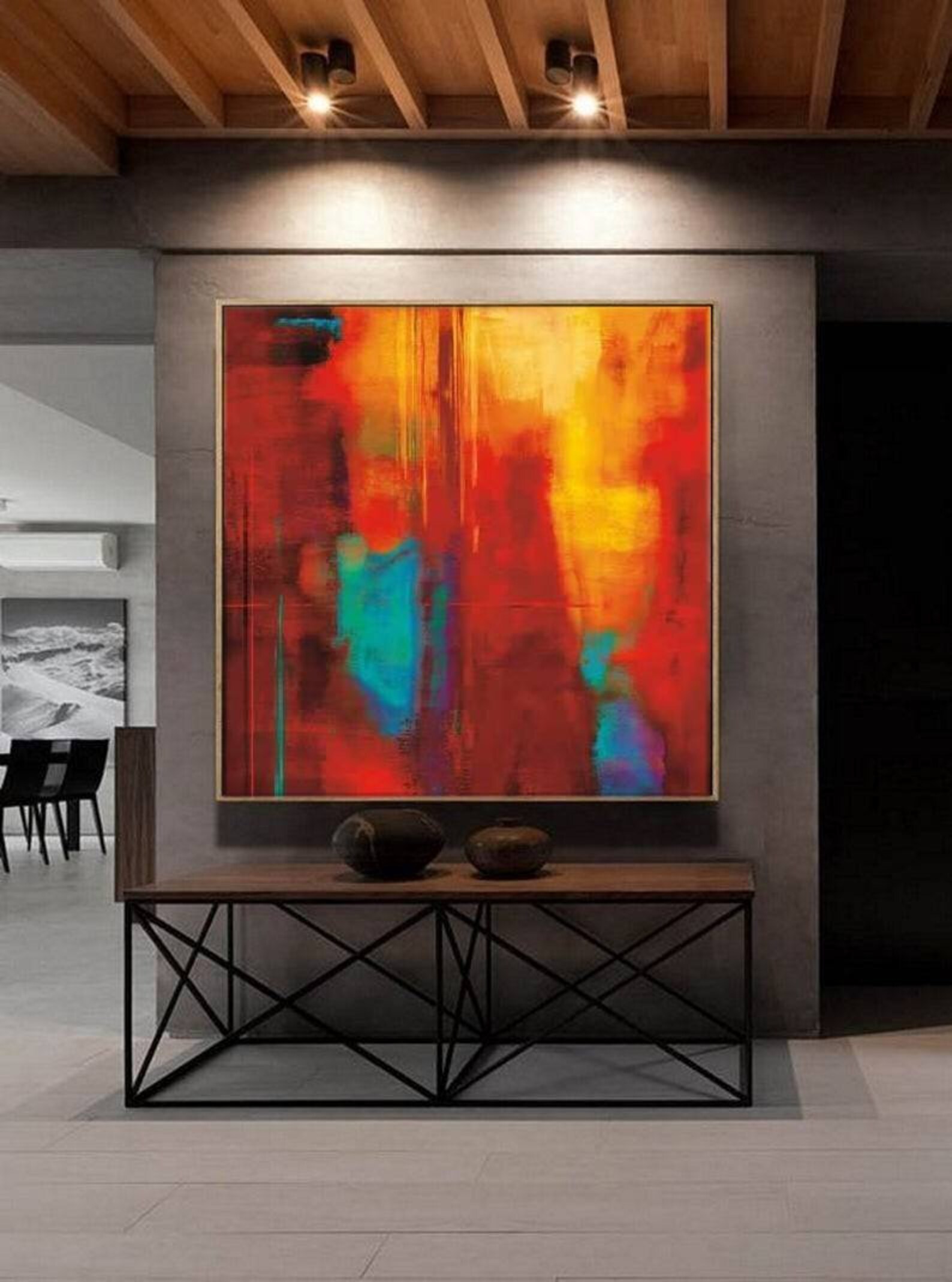 Quadro astratto quadro moderno quadro grandi - Etsy Italia