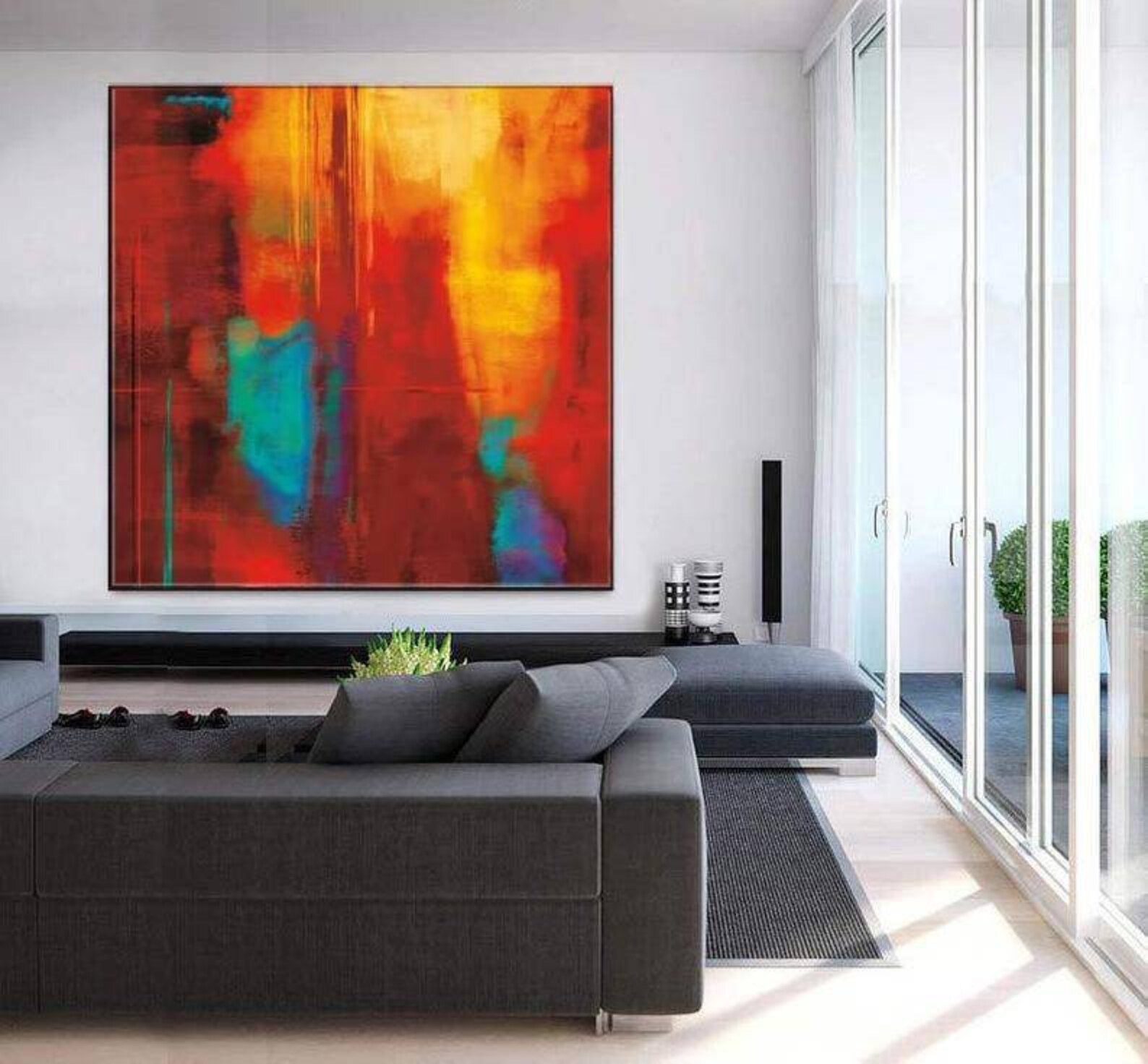 Quadro astratto quadro moderno quadro grandi - Etsy Italia