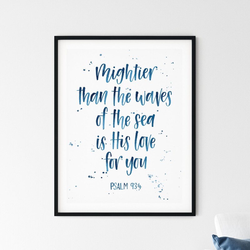 Psalm 93 4 - Etsy