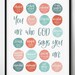 Printable Christian Affirmation / Scripture Cards Identity in Christ ...