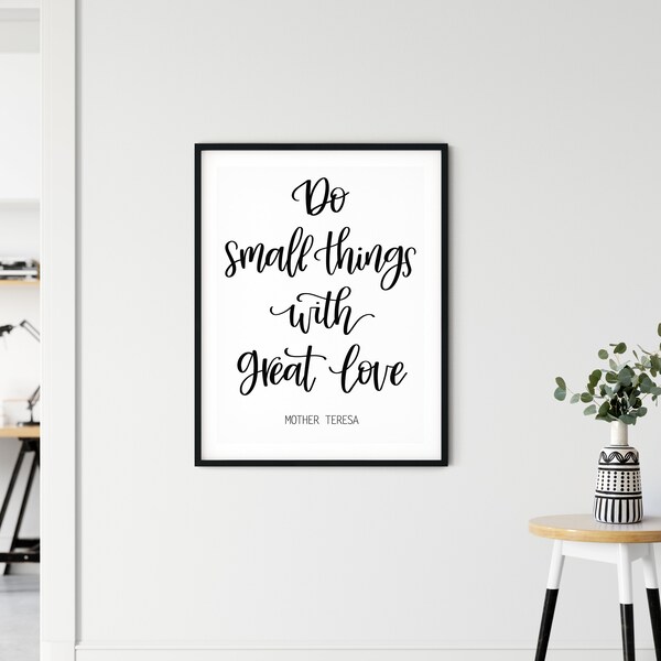 Do Small Things With Great Love - Etsy