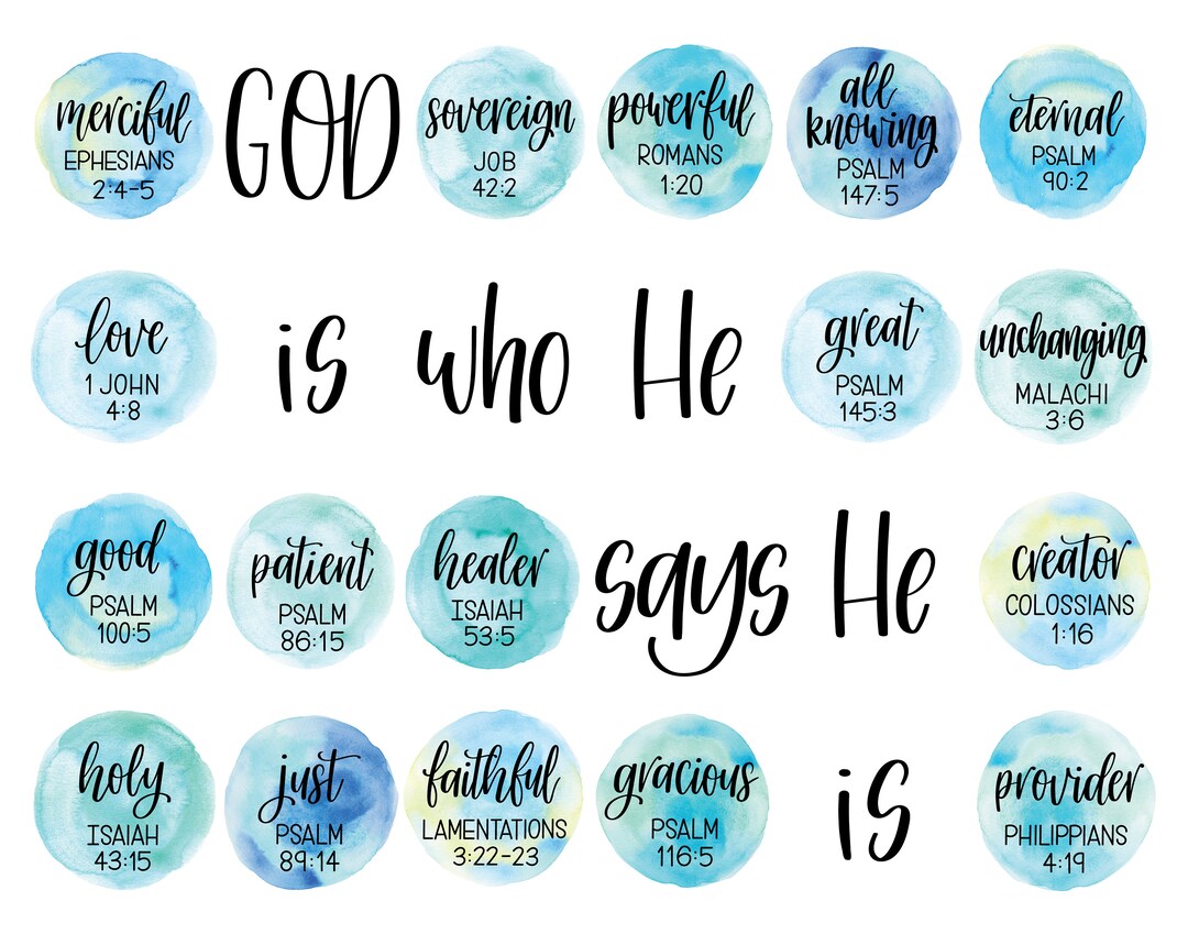 CUSTOM Blue Theme Kids Print Bundle | You Are Who God Says You Are ...