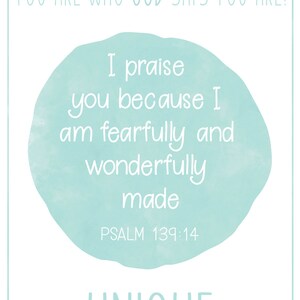 Printable Christian Affirmation Scripture Cards | Identity in Christ ...