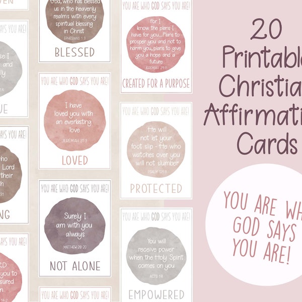 Large Print Bible Verse Cards - Etsy