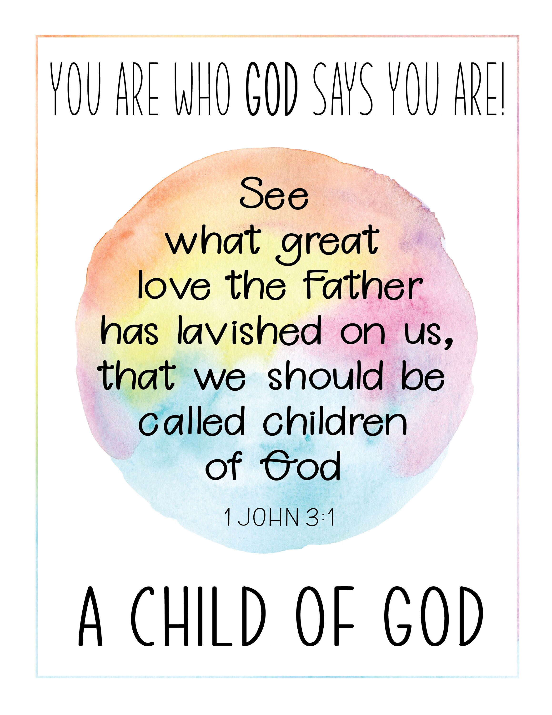 Christian Affirmation Cards | Bible Verse Prints (digital Download) - Etsy