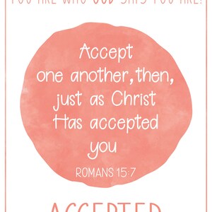 Printable Christian Affirmation Scripture Cards | Identity in Christ ...