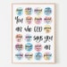 Printable Christian Affirmation/ Scripture Cards Custom Color Identity ...