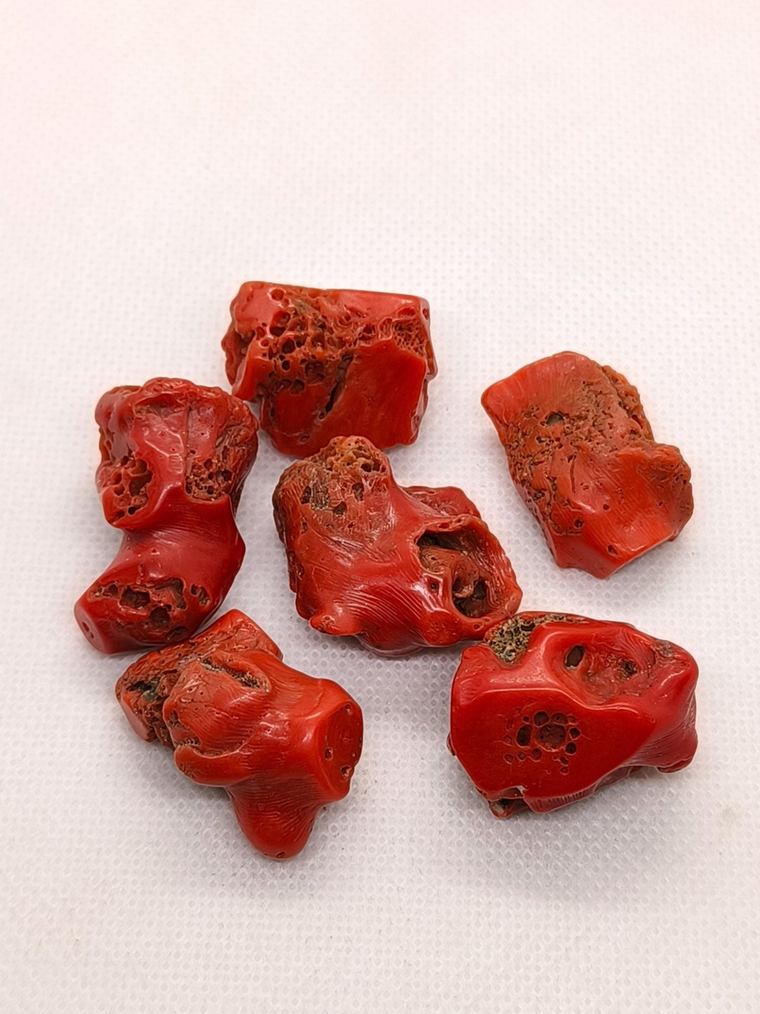 135 Carat Lot !!! Mediterranean Red Coral Rough Branch Natural Italian ...