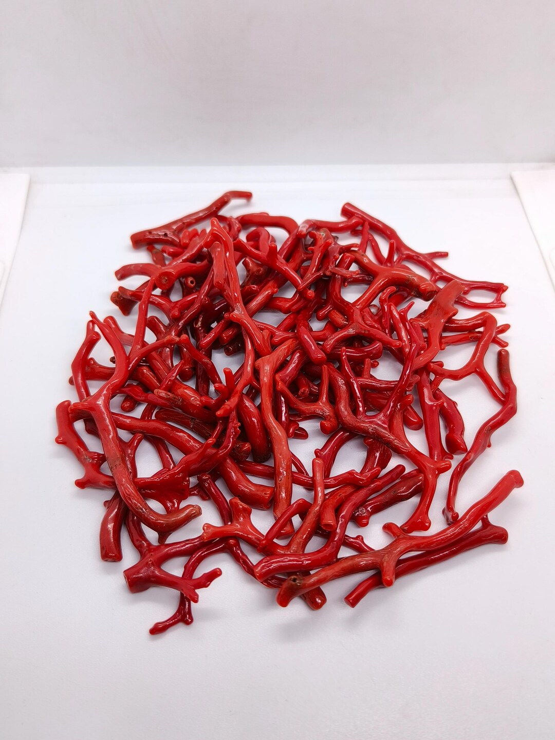 AAA Italian Red Coral Branch Lot: Natural Gemstone Sticks, 100 Carat - Etsy