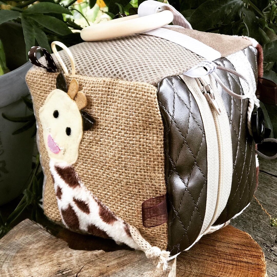 Giraffe Activity Cube - Etsy