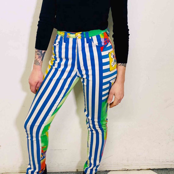 vintage circus 90s versace iconic pants collectible - Gem