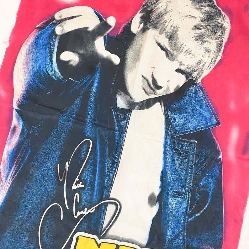 Vintage 90s Nick Carter BSB Flag Poster - Etsy