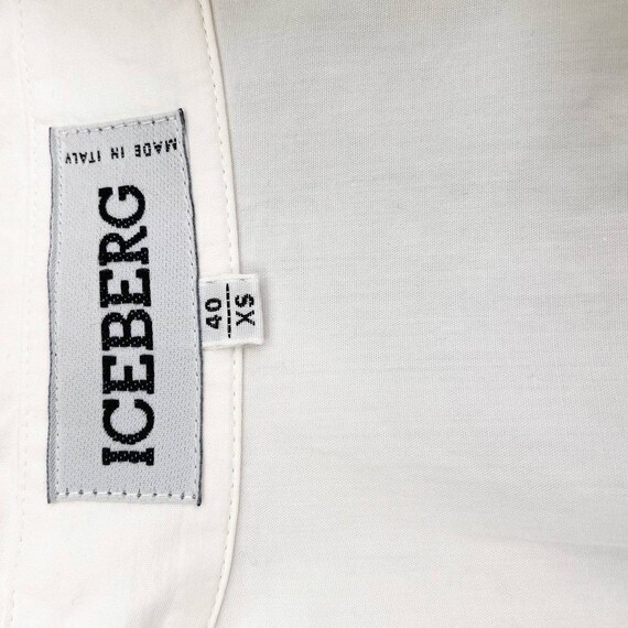 Vintage 90s Disney X ICEBERG rodeo Pluto white shirt - Gem