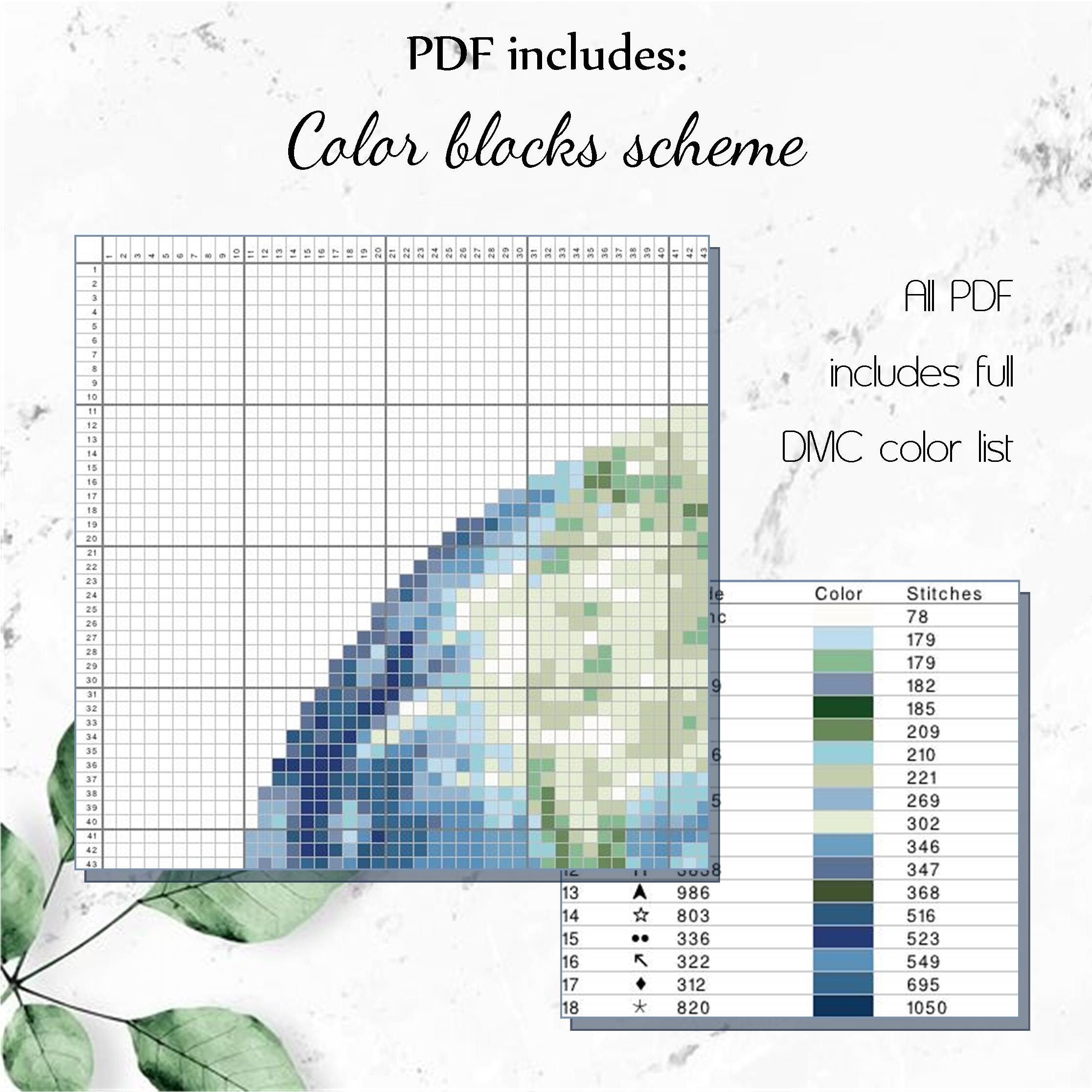 Earth Cross Stitch Pattern PDF Globe Cross Stitch Pattern | Etsy