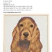 Cocker Spaniel Cross Stitch Pattern Digital Format PDF, Dog Cross ...