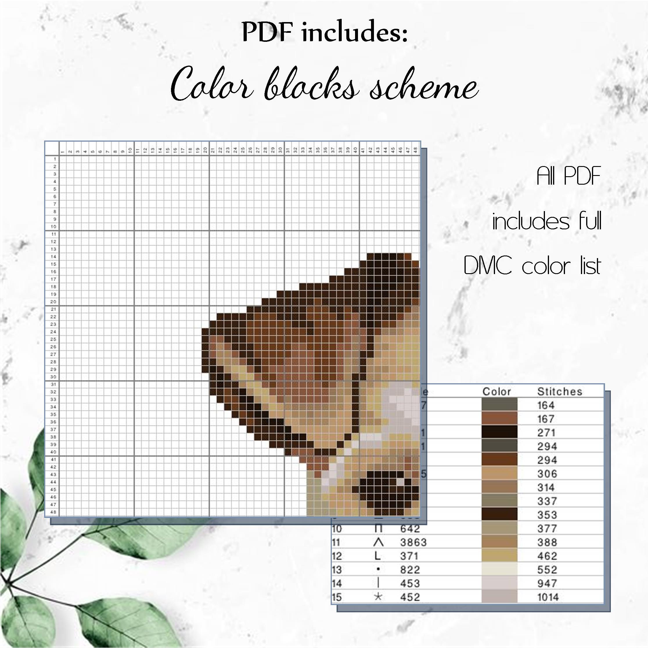 Fox Terrier Cross Stitch Pattern Digital Format PDF Wire | Etsy