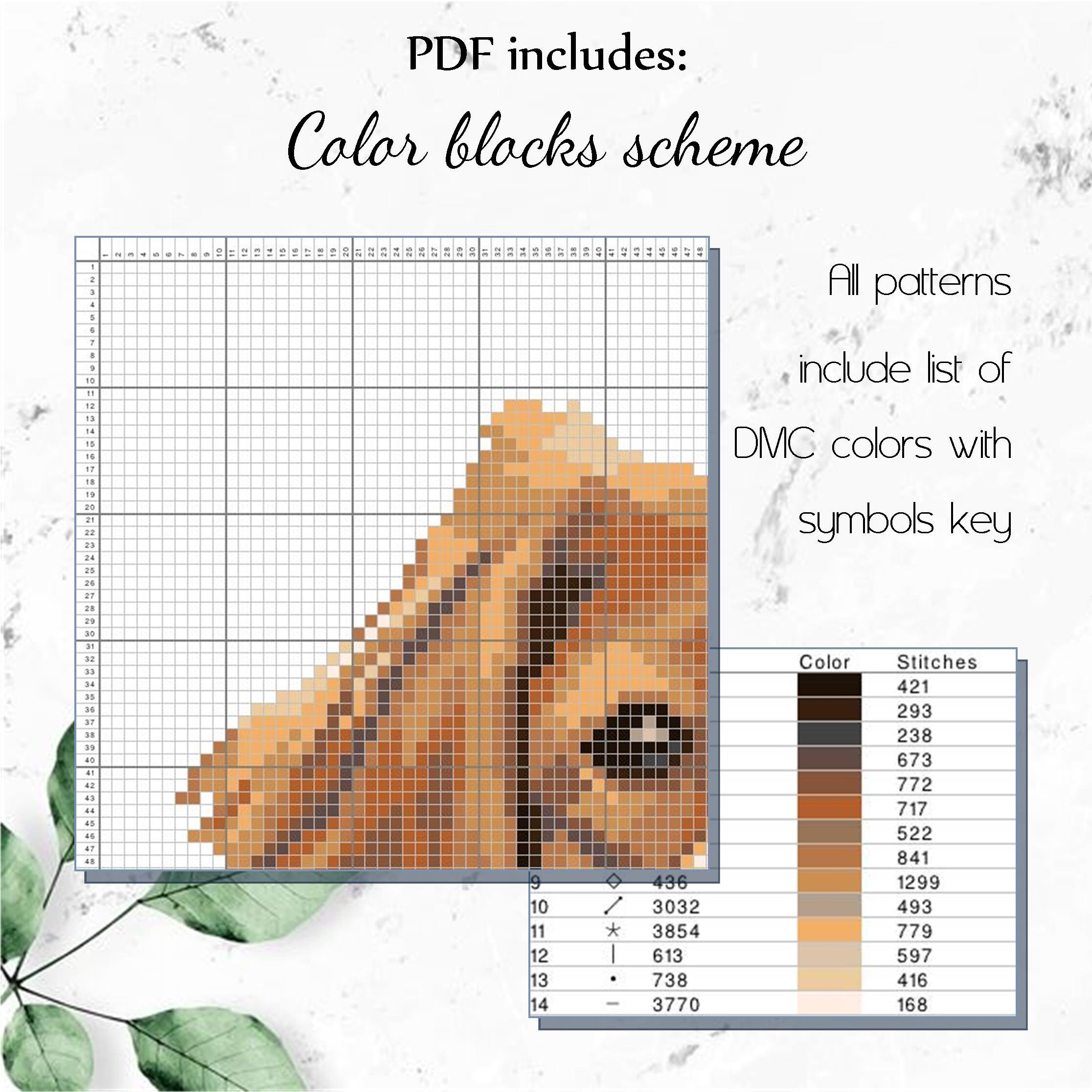 Brittany Spaniel Cross Stitch Pattern Digital Format PDF | Etsy