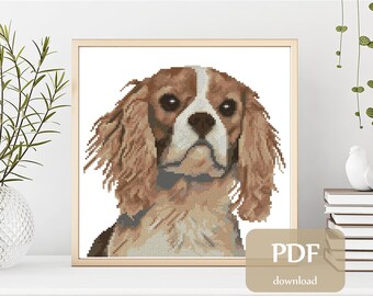 Cockapoo Cross Stitch Pattern Digital Format PDF Dog | Etsy