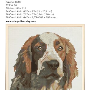 Welsh Springer Spaniel Cross Stitch Pattern Digital Format - PDF ...