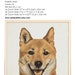 Shiba Inu Cross Stitch Pattern Digital Format PDF Japanese - Etsy