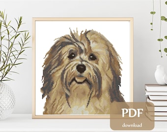 Cockapoo Cross Stitch Pattern Digital Format PDF Dog | Etsy