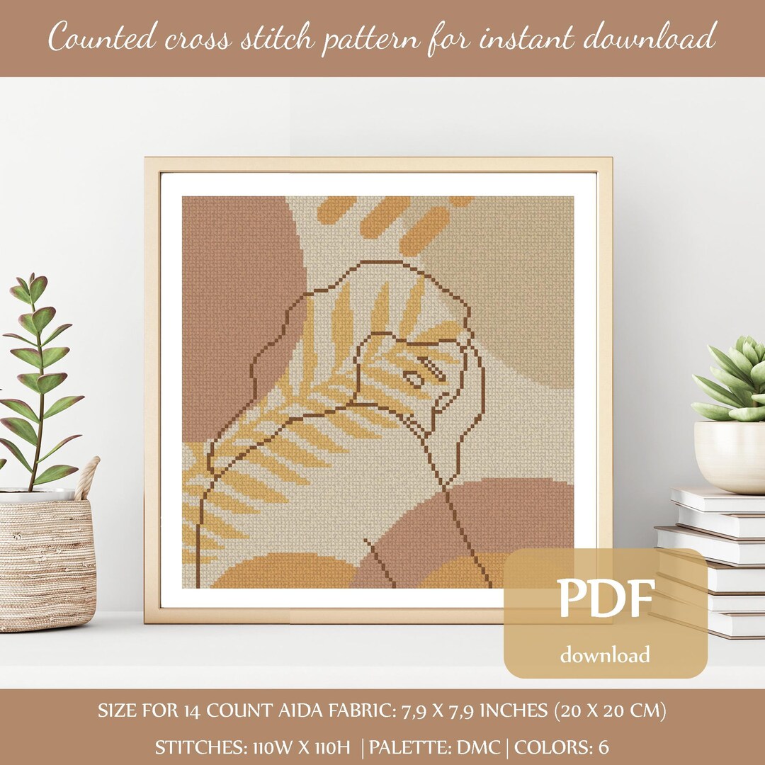 Female Cross Stitch Pattern Face Shape Cross Stitch Pattern - Etsy