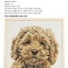 Cockapoo Cross Stitch Pattern Digital Format - PDF, Dog Portrait Cross ...