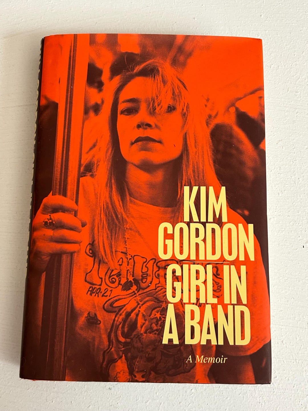 Signed Kim Gordon Girl in the Band Book - Etsy