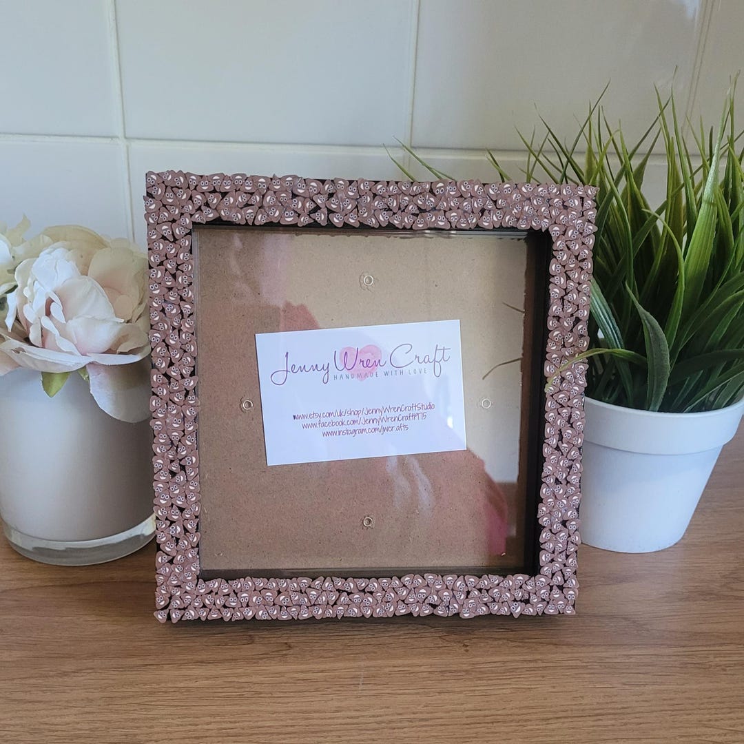 Brown Emoji Poo Clay Slices Square Photo Frame 6 X 6 Inches - Etsy