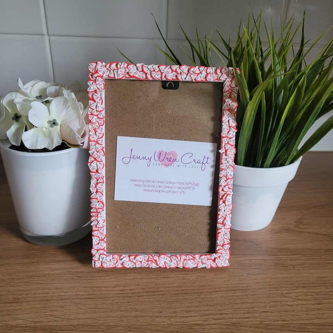 Pizza Slice Shaped Clay Slice Photo Frame 4 X 6 Inches - Etsy