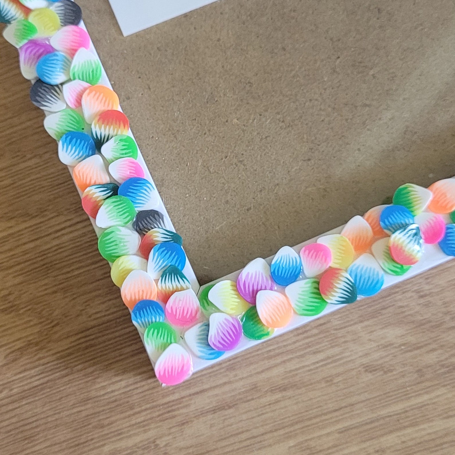 Colourful Feather Clay Slices Photo Frame 4 X 6 Inches - Etsy