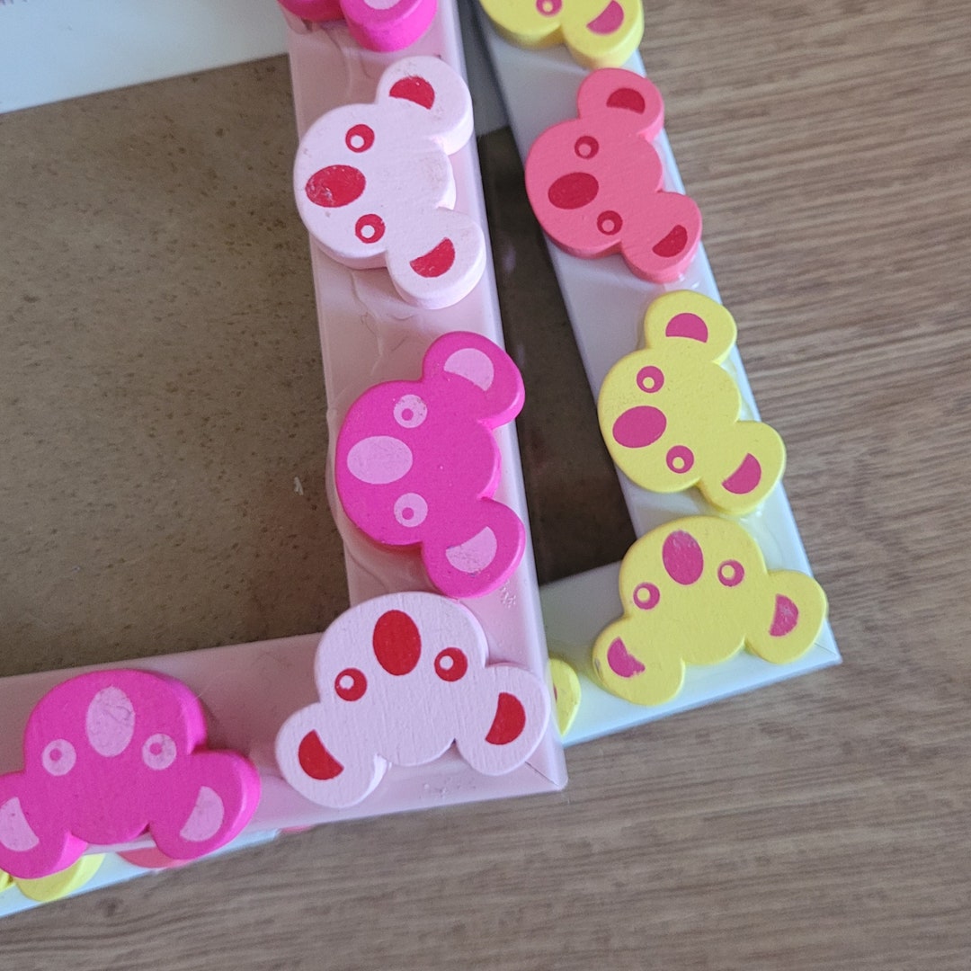 Colourful Wooden Koala Bear Button Photo Frame 4 X 6 Inches - Etsy