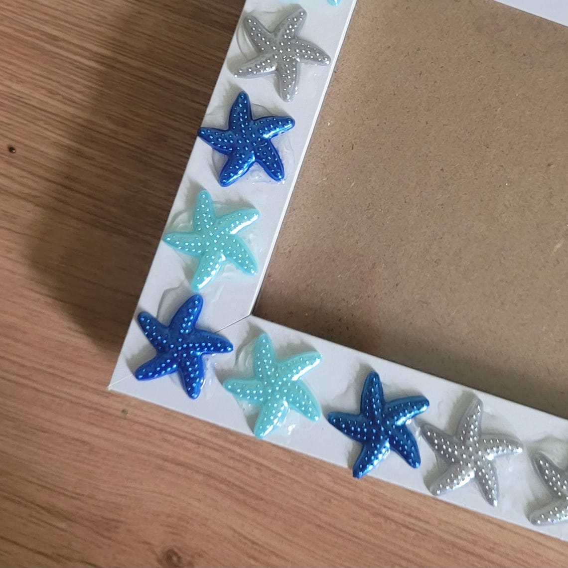 Blue Resin Starfish Decals Photo Frame 5 X 7 Inches - Etsy