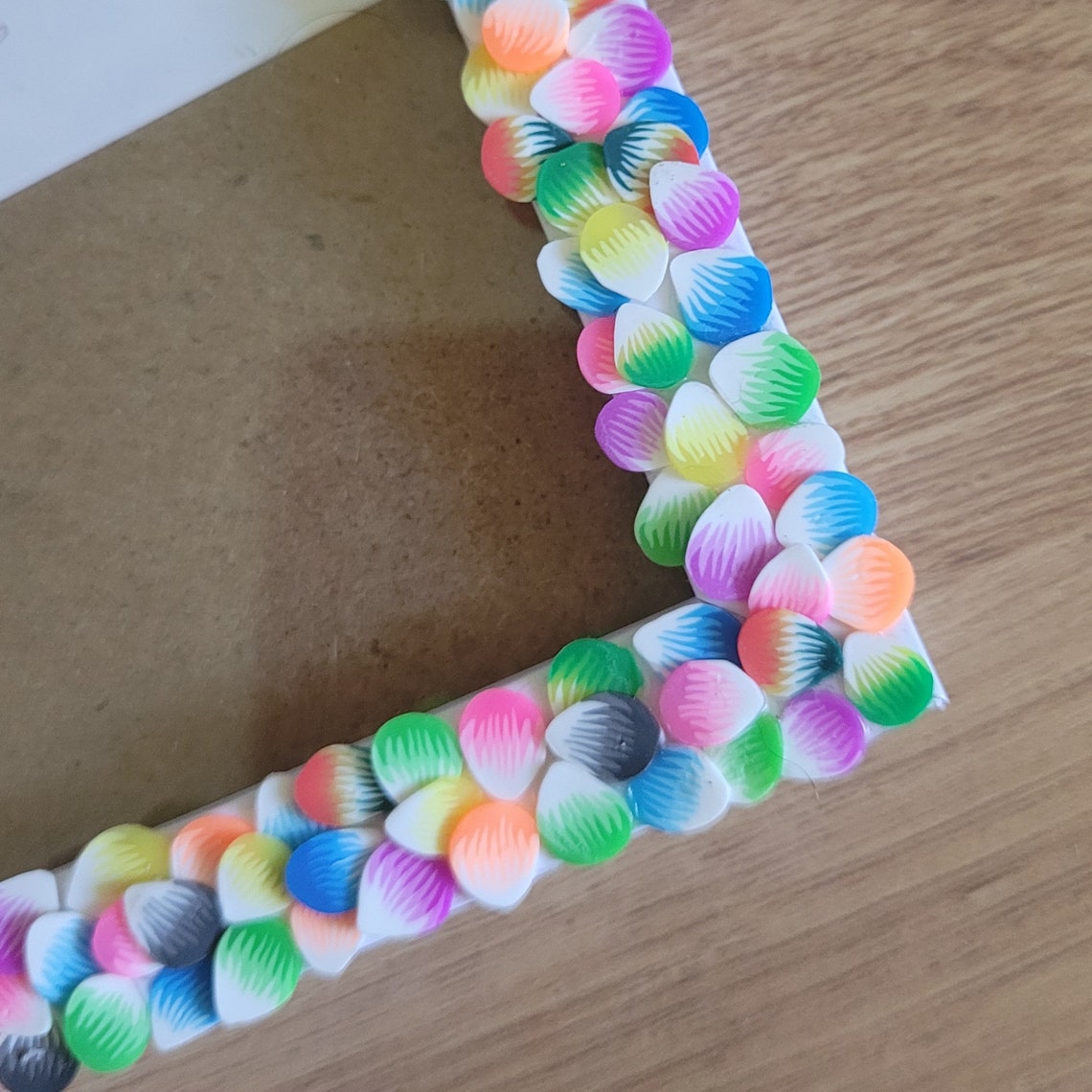 Colourful Feather Clay Slices Photo Frame 4 X 6 Inches - Etsy