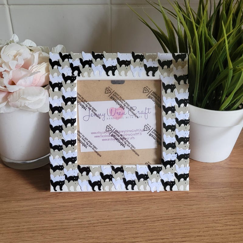 4 X4 Cat Picture Frame - Etsy UK