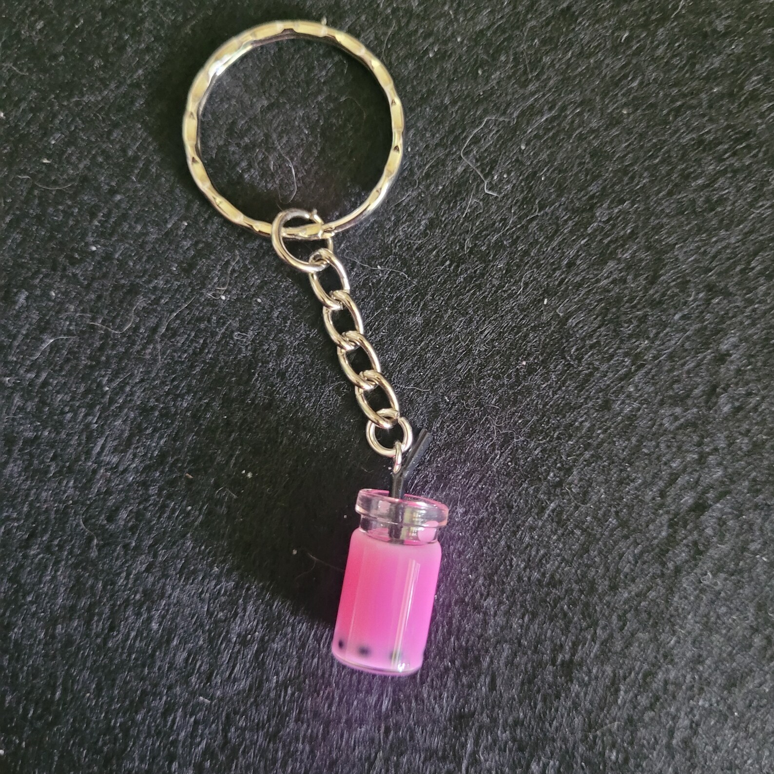 Colourful Glass Bubble Tea Key Ring/bag Tag - Etsy