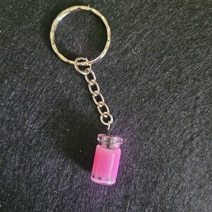 Colourful Glass Bubble Tea Key Ring/bag Tag - Etsy