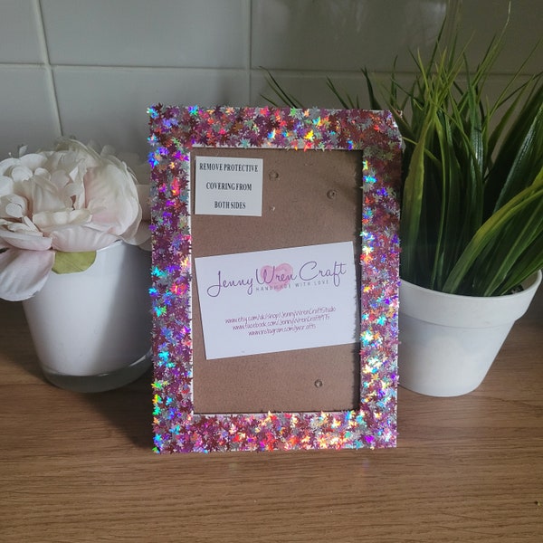 8x10 Glitter Photo Frame - Etsy