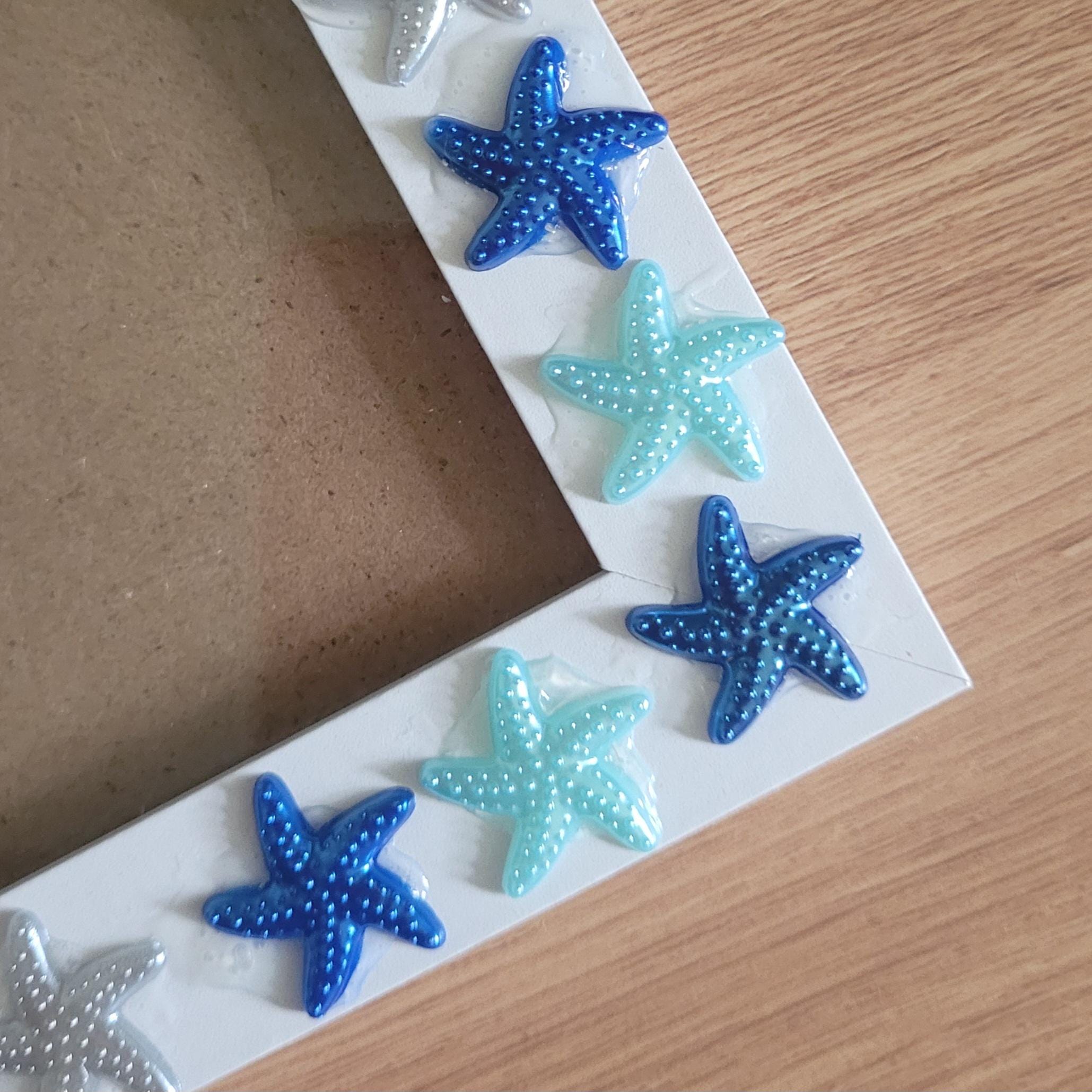 Blue Resin Starfish Decals Photo Frame 5 X 7 Inches - Etsy