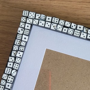 Monochrome Dice Clay Slices Photo Frame 6 X 8 Inches - Etsy