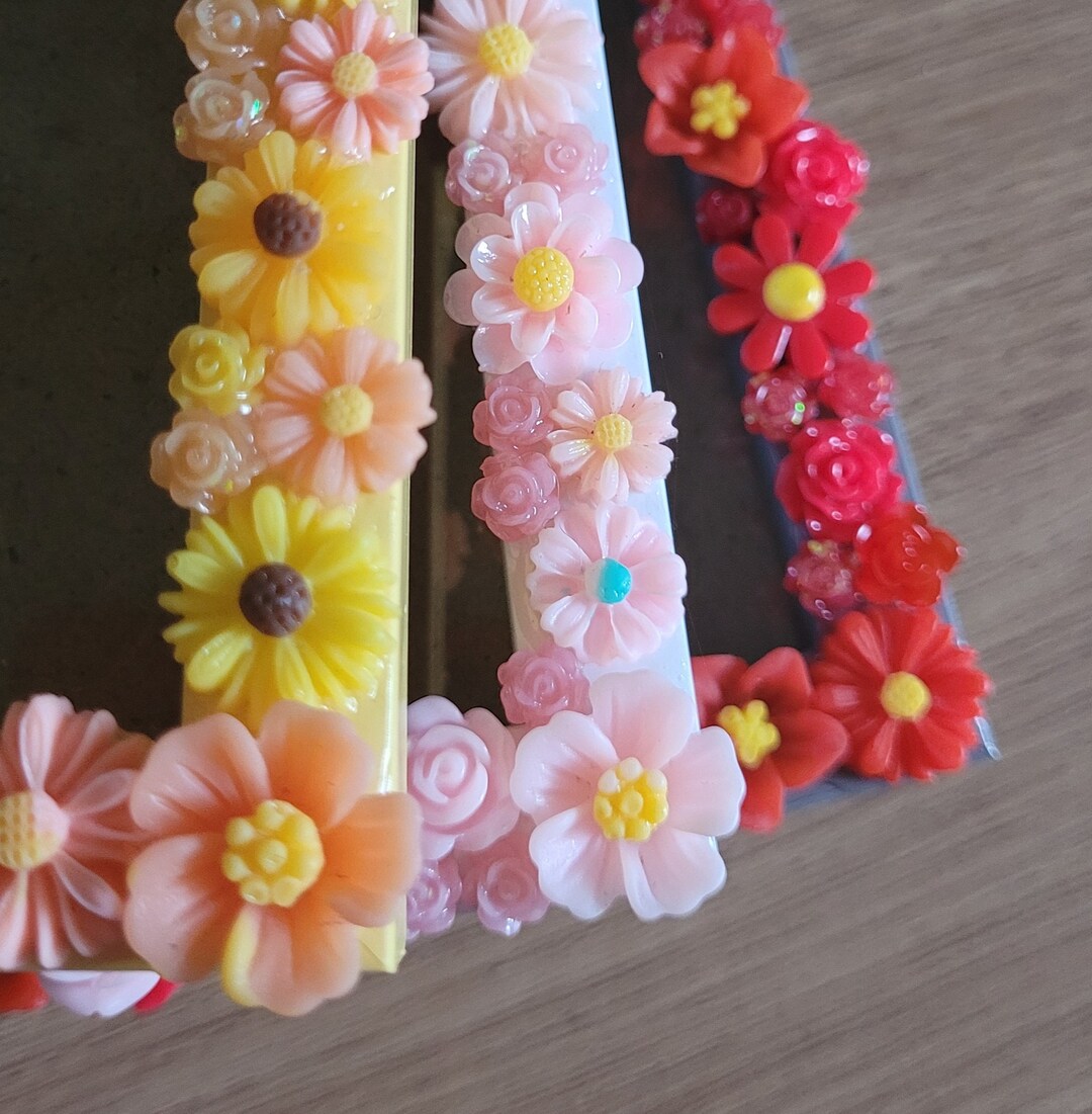 Colourful 3D Resin Flower Photo Frame 4 X 6 Inches - Etsy