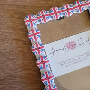 Wooden Union Jack Button Photo Frame 4 X 6 Inches - Etsy UK