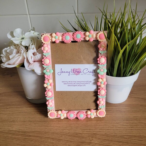 Pink Picture Frame - Etsy