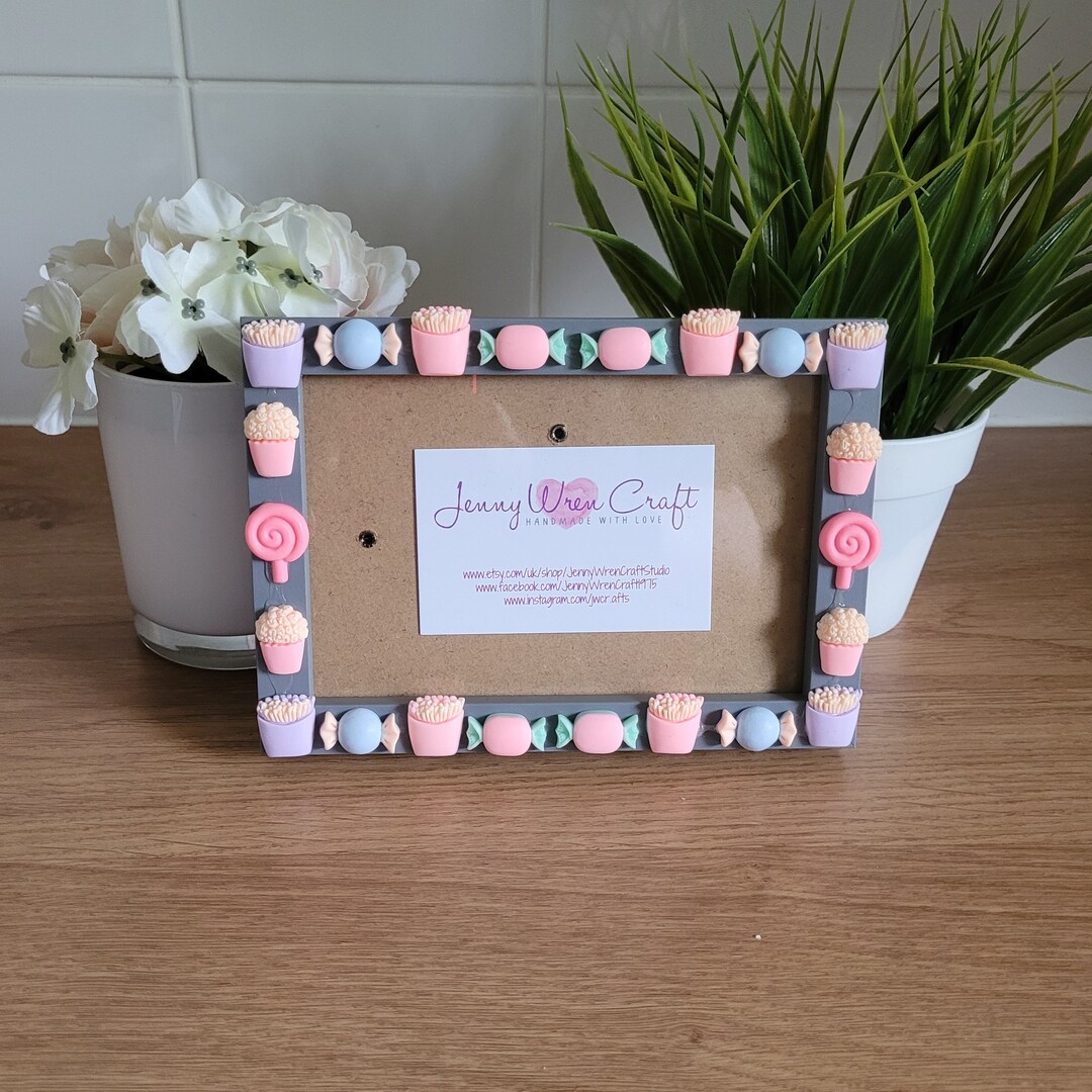 Colourful Junk Food Resin Decal Deep Box Photo Frame 4 X 6 Inches - Etsy