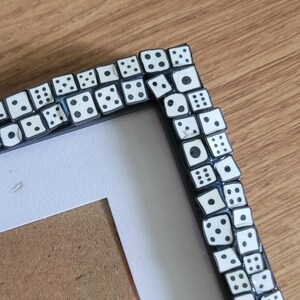 Monochrome Dice Clay Slices Photo Frame 6 X 8 Inches - Etsy