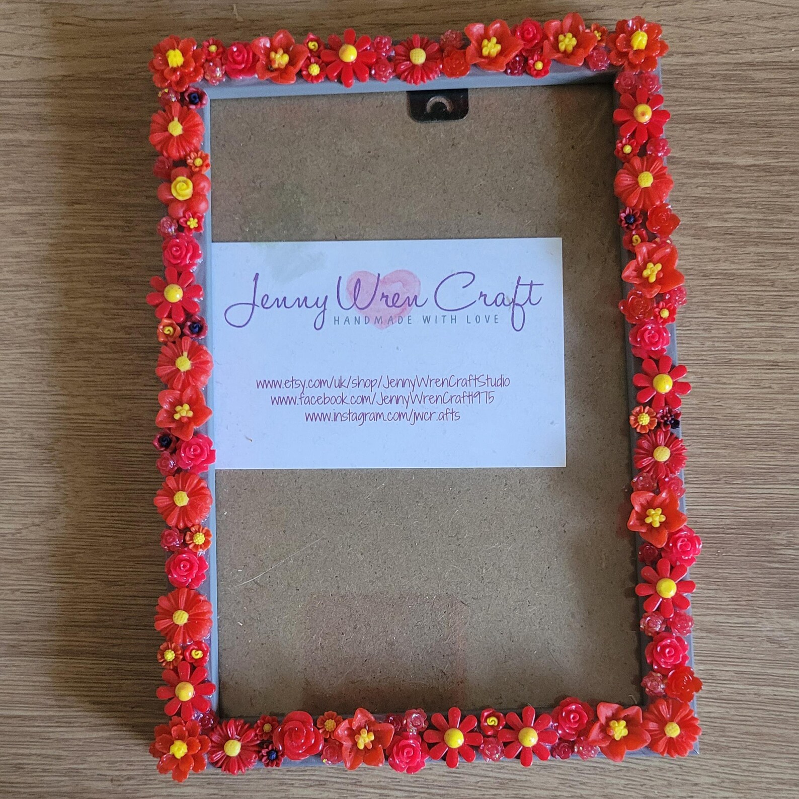 Colourful 3D Resin Flower Photo Frame 4 X 6 Inches - Etsy