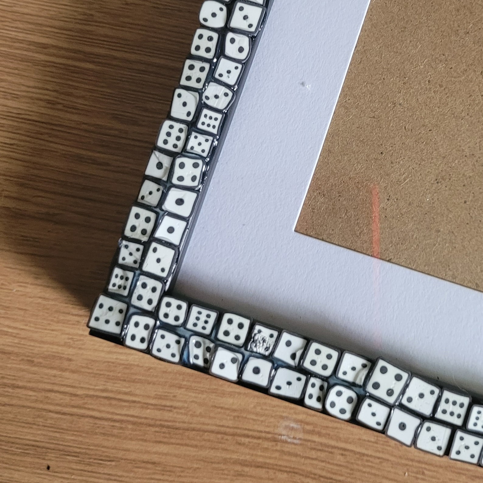 Monochrome Dice Clay Slices Photo Frame 6 X 8 Inches - Etsy