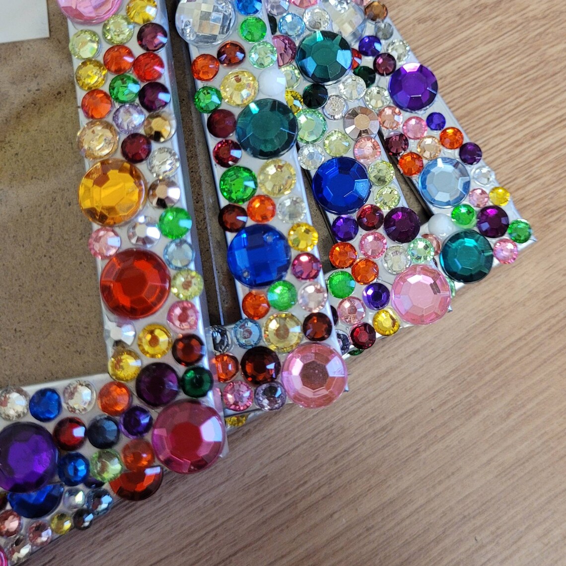 Colourful Rhinestone Crystal Photo Frame 4 X 6 Inches - Etsy