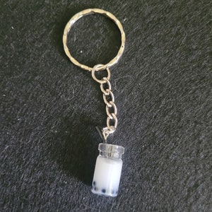 Colourful Glass Bubble Tea Key Ring/bag Tag - Etsy